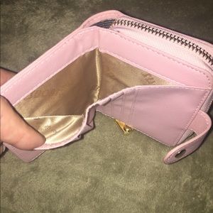 Bags | Brand New Adorable Little Pink Wallet Holds Lots | Poshmark